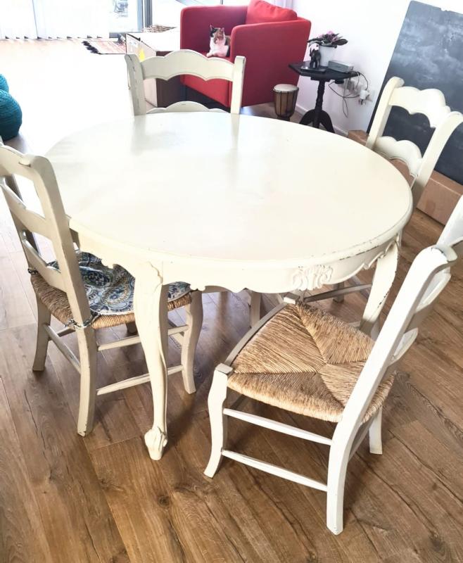 כסאות - 4 כיסאות מעץ מלא בשילוב | מודעה-744262