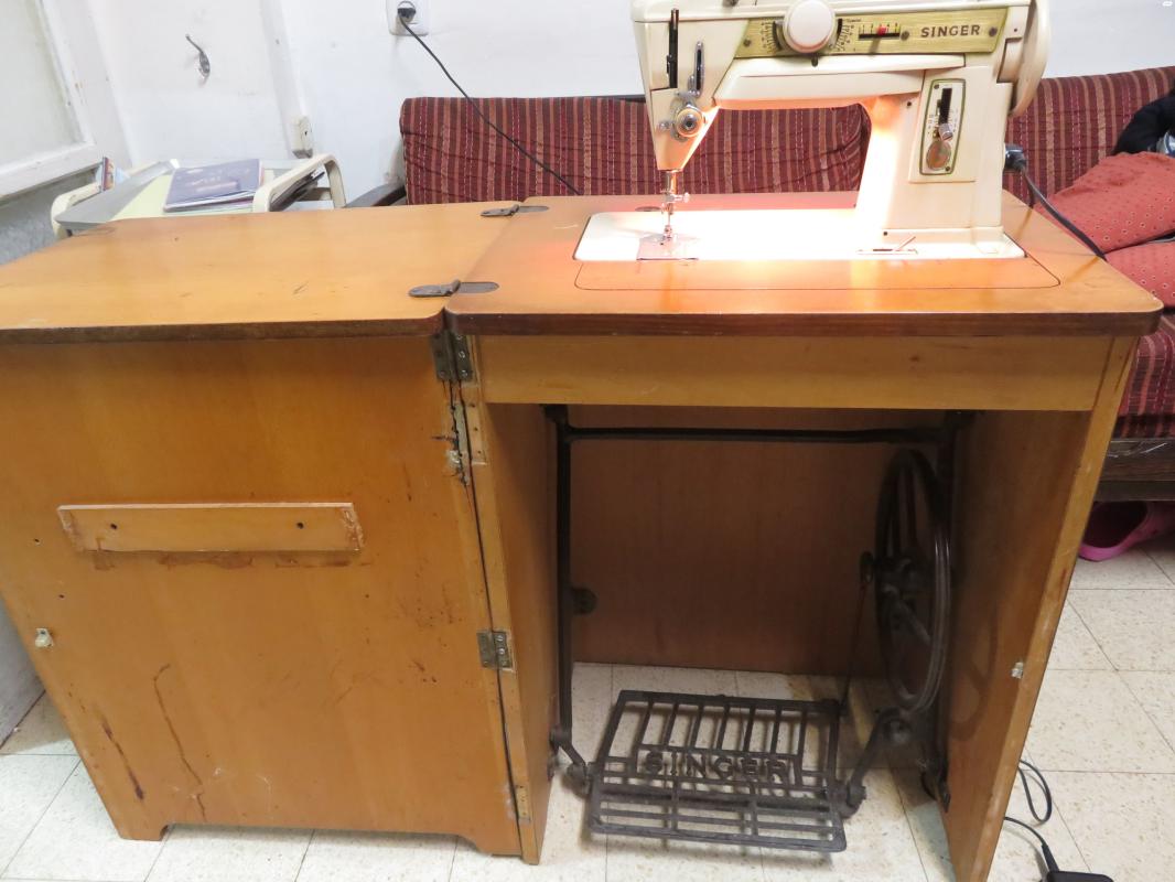 מכונת תפירה - מכונת תפירה דגם SINGER 411 משנת 1964 | מודעה-1059602