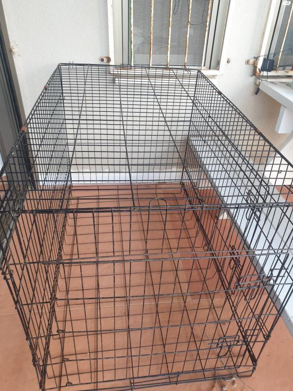 אביזרים וציוד לכלבים - כלוב גדול שחור ששימש כלבה גדולה | מודעה-1077753