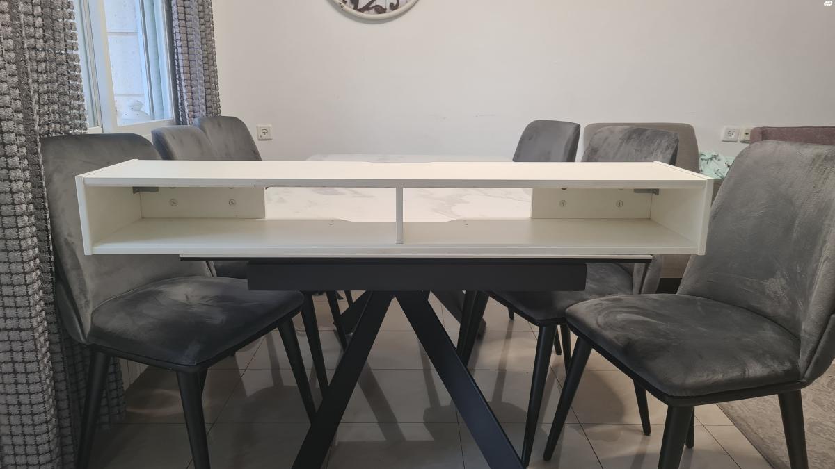 מדפים - למכירה מדף בצורת כברת מעץ בצבע לבן | מודעה-1100973