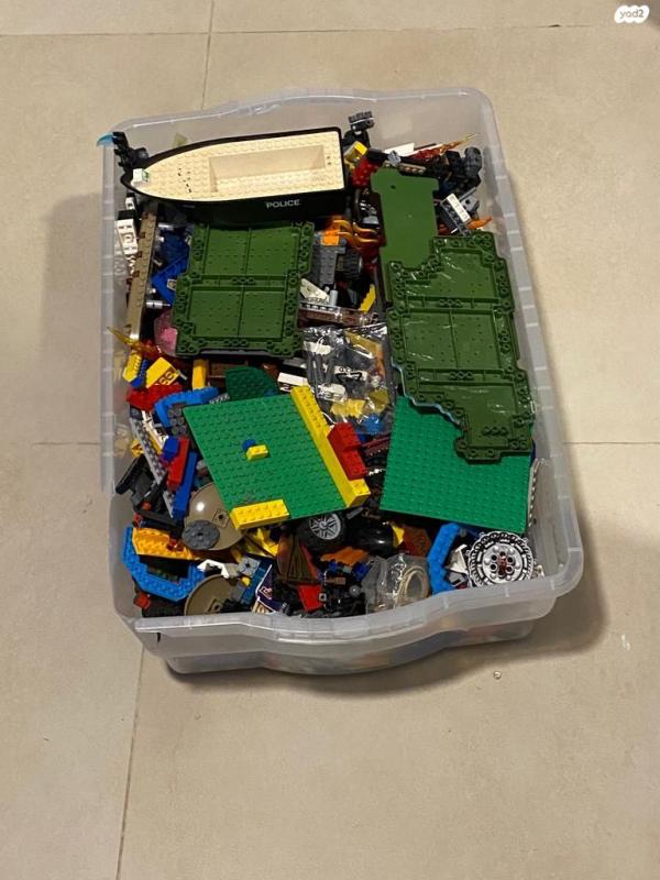 צעצועים לילדים - ארגז לגו ענק עם עשרות | מודעה-1116901