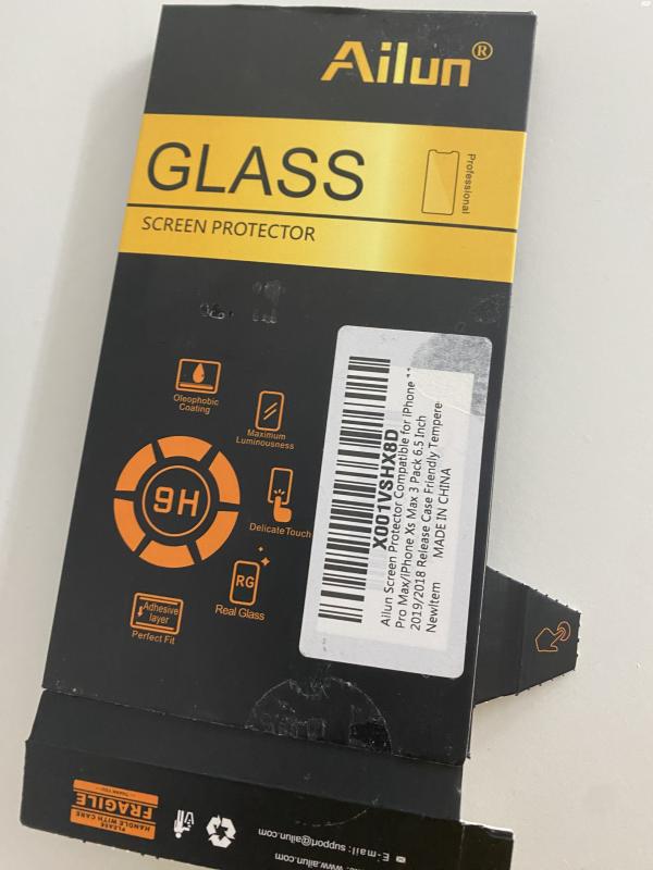 אביזרים לניידים - 3 מגני זכוכית של אייפון 11 פרו מקס | מודעה-1116680