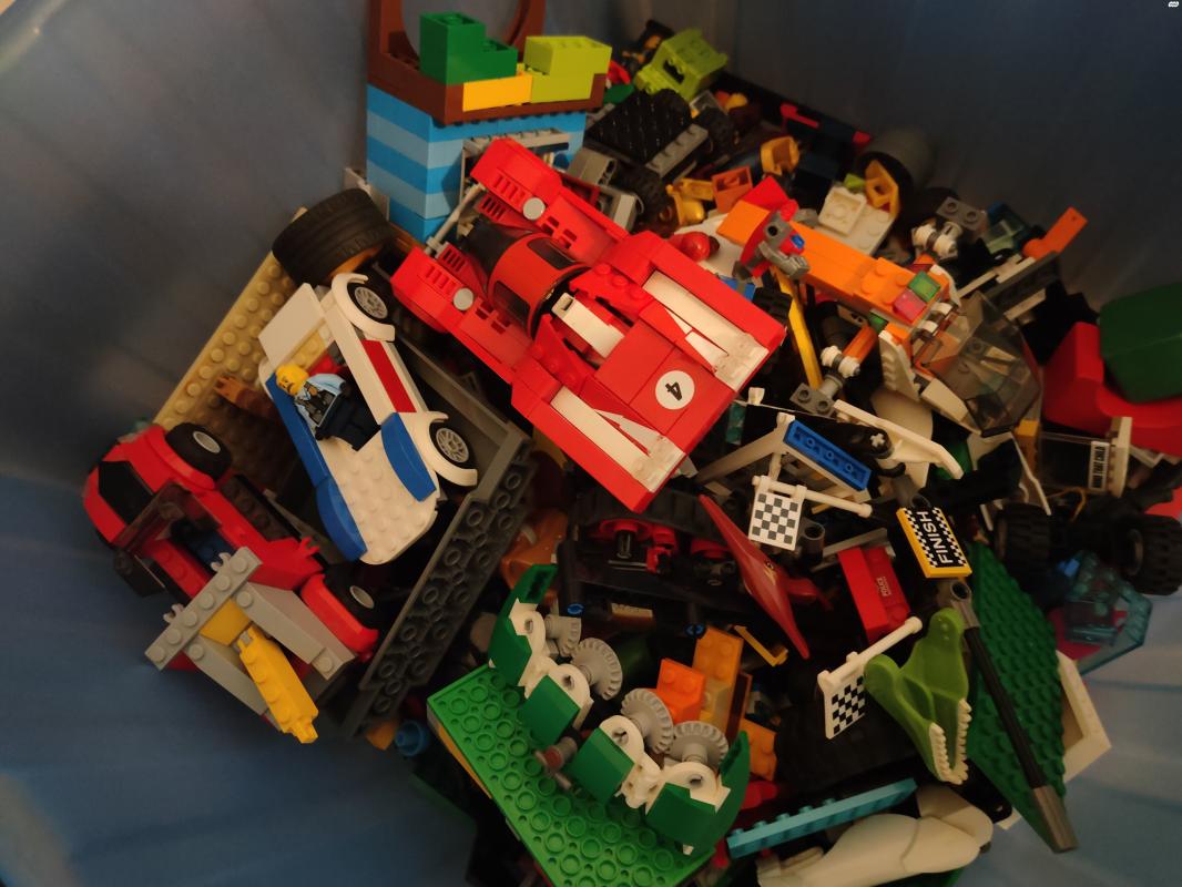 צעצועים לילדים - לגו מקורי בתפזורת, שני קילו | מודעה-1152454