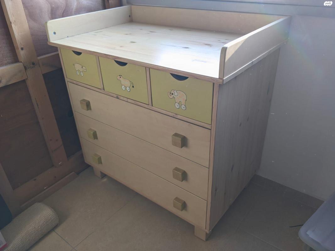 שידת החתלה - שידה החתלה / מגירות מעץ מלא | מודעה-1144232