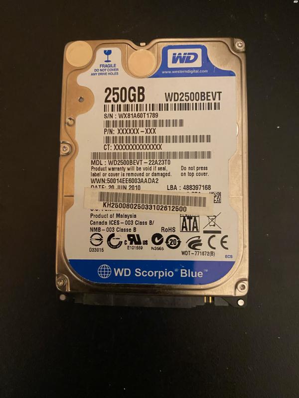 רכיבים ואביזרים למחשבים - זכרון פנימי wd / 250 זכרון פנימי 250 wd ...